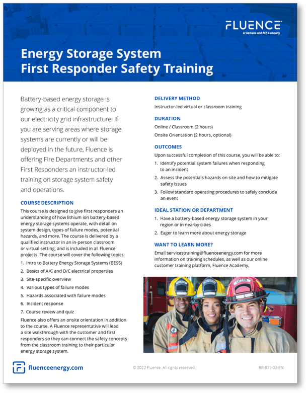 Download the First Responder Safety Training Brochure