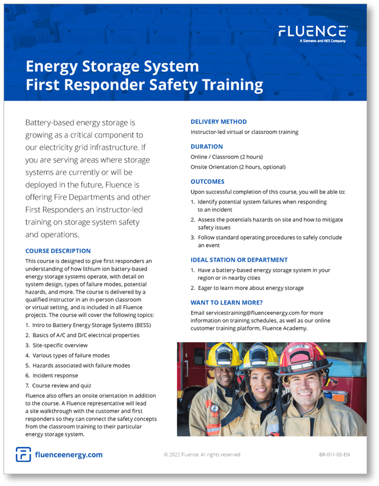 Download the First Responder Safety Training Brochure