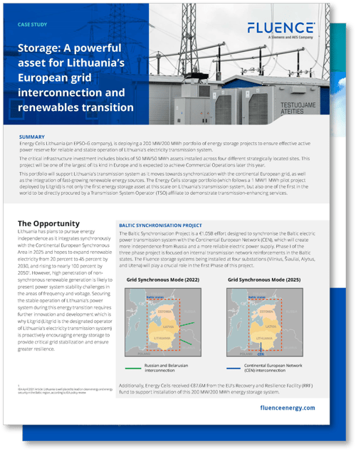 Download the Litgrid Storage as Transmission Case Study