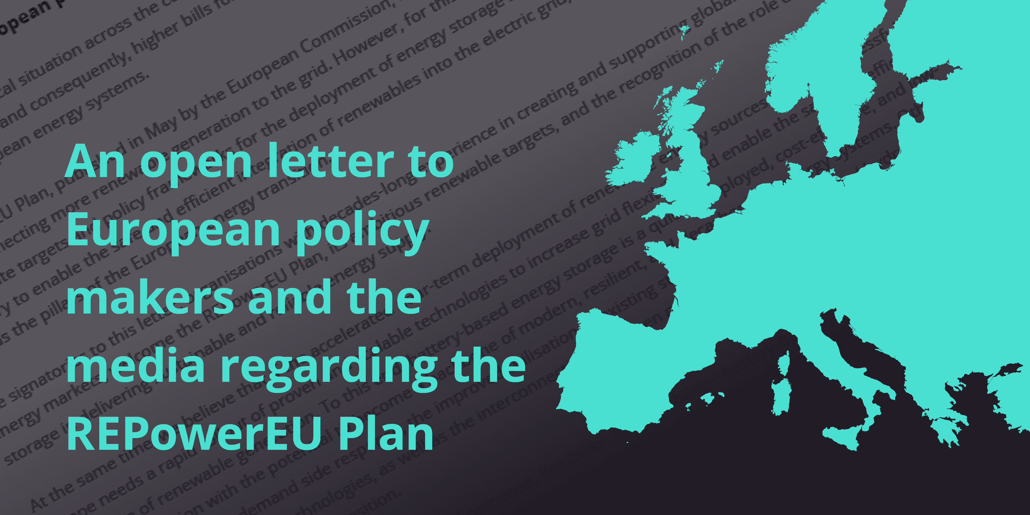 An Open Letter to European Policy Makers and the Media Regarding the ...